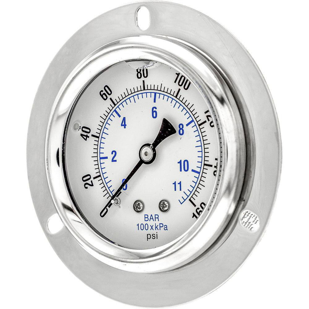 PIC Gauges Pressure Gauge 2 1 2 Dial Dia 0 To 160 Psi 1 4 MNPT PIC Gauges Pressure Gauge 2 1 2 Dial Dia 0 To 160 Psi 1 4 MNPT