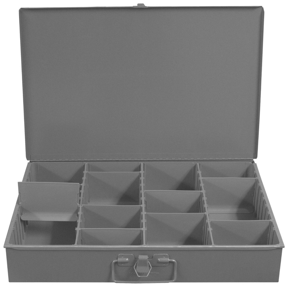Durham - Flared Vertical Adjustable Compartment Small Steel Storage ...