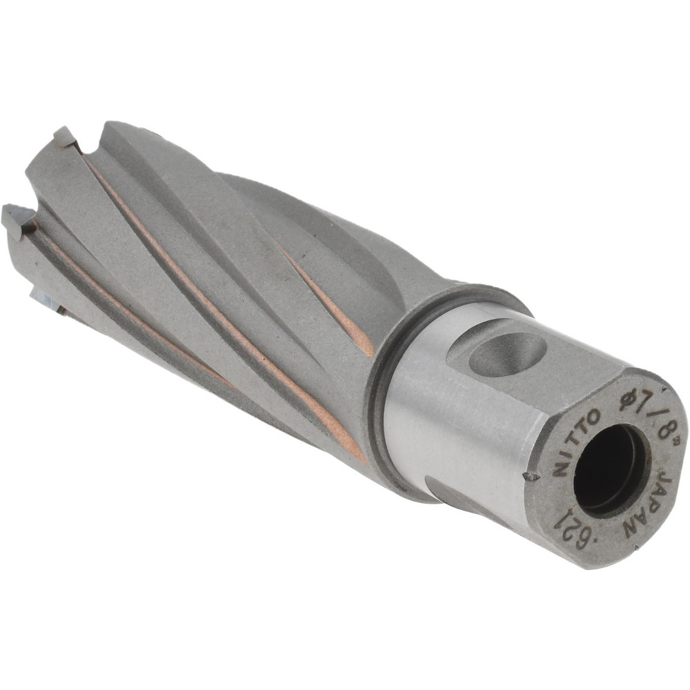 Nitto Kohki - Annular Cutter: 7/8" Dia, 2" Depth of Cut, Carbide Tipped ...