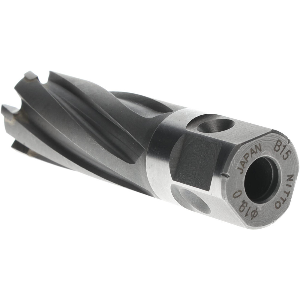 Nitto Kohki - Annular Cutter: 0.748" Dia, 1-3/8" Depth of Cut, Carbide ...