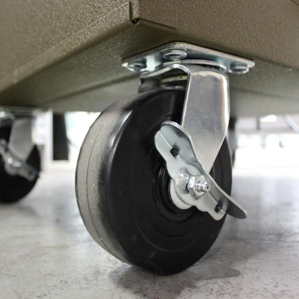 Kennedy - Tool Case Caster Set: 2" Wide, 6" High, Steel & Rubber | MSC ...