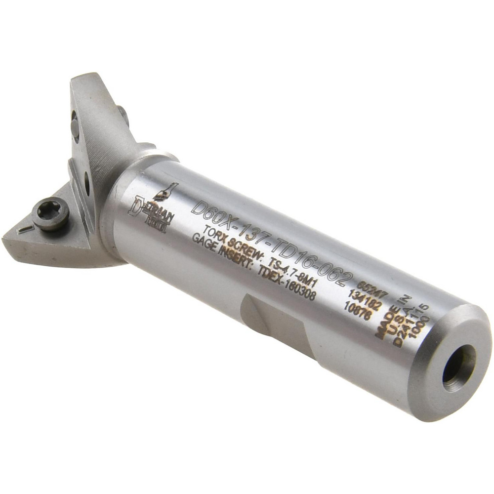 Dorian Tool - 60° Included Angle, 1-3/8" Max Cutting Dia, 5/8" Shank ...