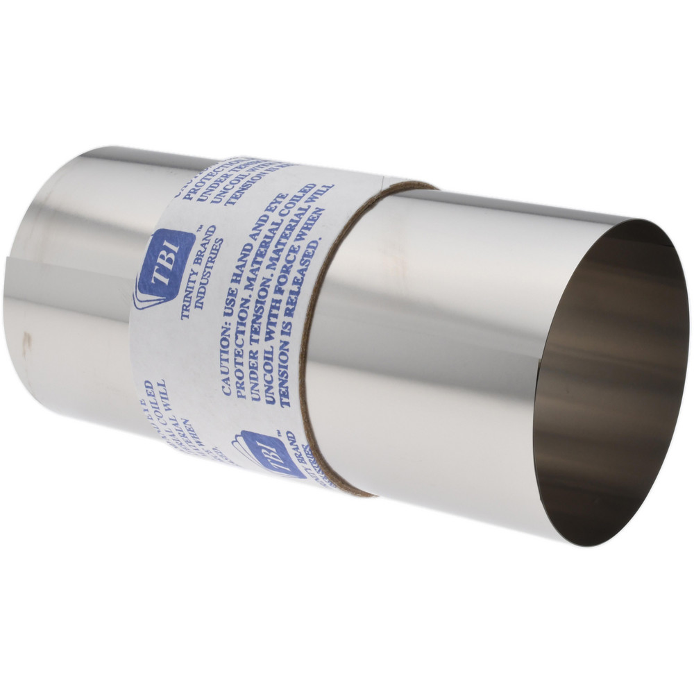 Made in USA - Metal Shim Stock: Roll, 50" Long, 6" Wide, 302 Stainless ...