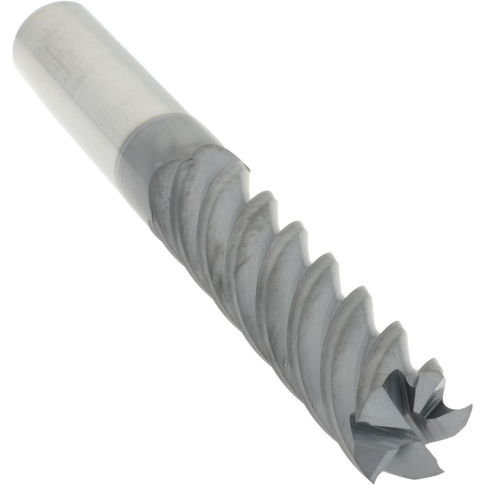 Accupro - Square End Mill: 1/2" Dia, 2" LOC, 5 Flute, Solid Carbide | MSC Direct