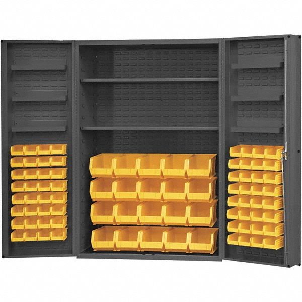 Durham - 8 Shelf 84 Bin Storage Cabinet - 00061861 - MSC Industrial Supply