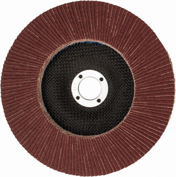Weiler - Flap Disc: 7" Dia, 7/8" Hole, 80 Grit, Aluminum Oxide, Type 27 ...
