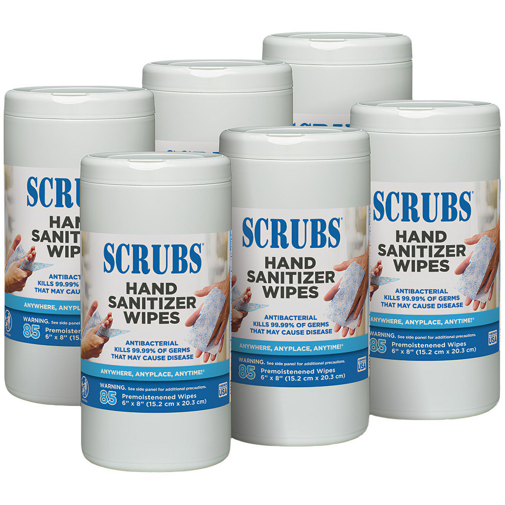 Scrubs - Hand Sanitizer Wipes, Pre-Moistened, Center Pull Canister ...