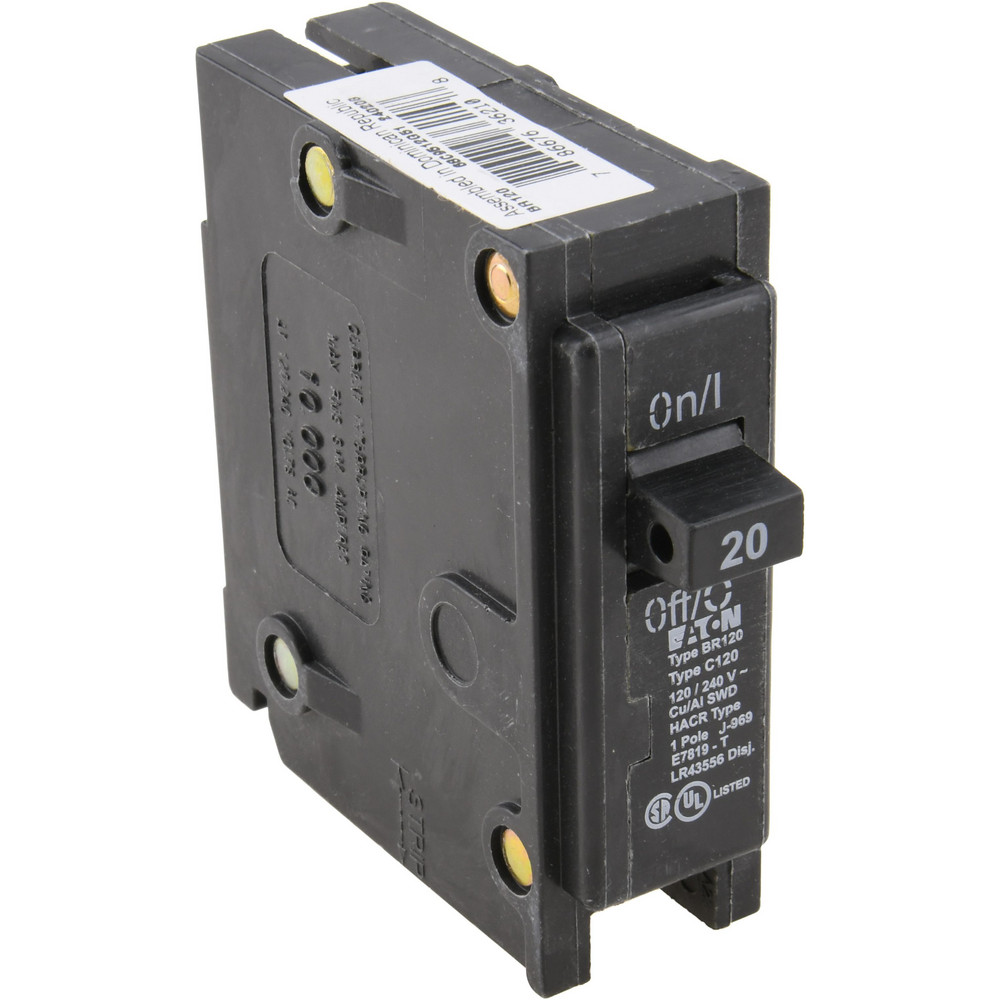 Eaton Cutler-Hammer - 20 Amp, 120/240 VAC, 1 Pole, Plug In Type BR ...