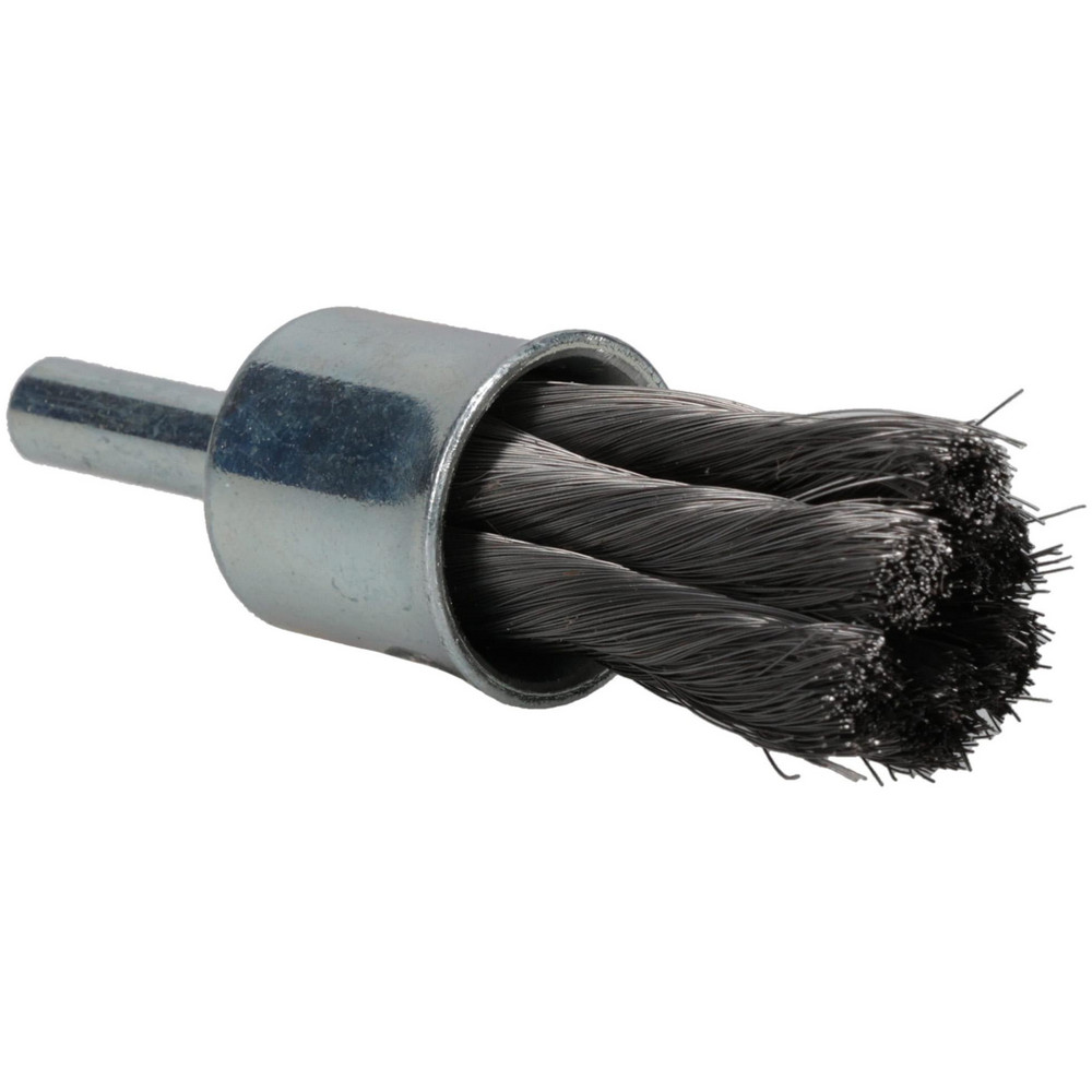 Osborn - End Brushes: 1/2" Dia, Steel, Knotted Wire | MSC Direct