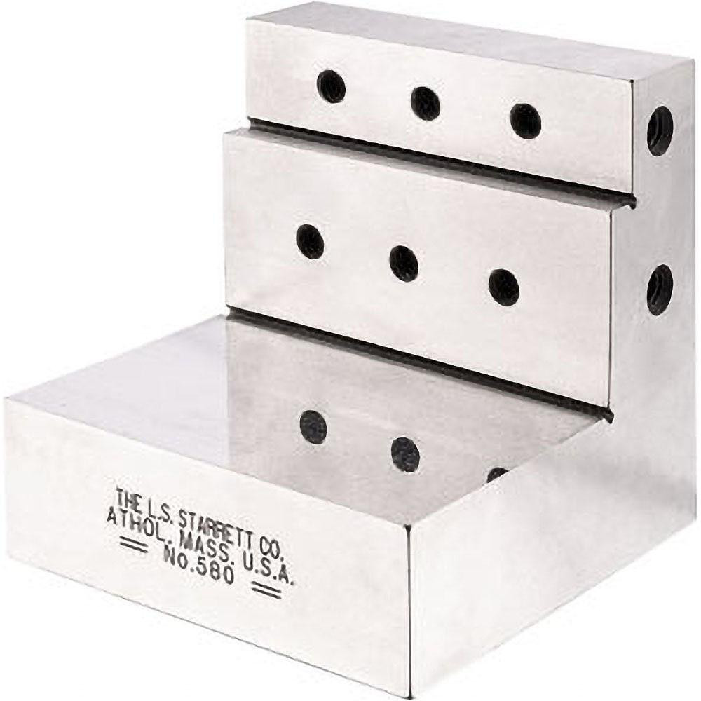 Starrett - 3" Wide x 3" Deep x 3" High Steel Precision-Ground Angle ...