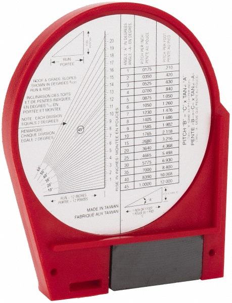 Starrett - 90° Max Measurement Mechanical Inclinometer - - 00156000 ...