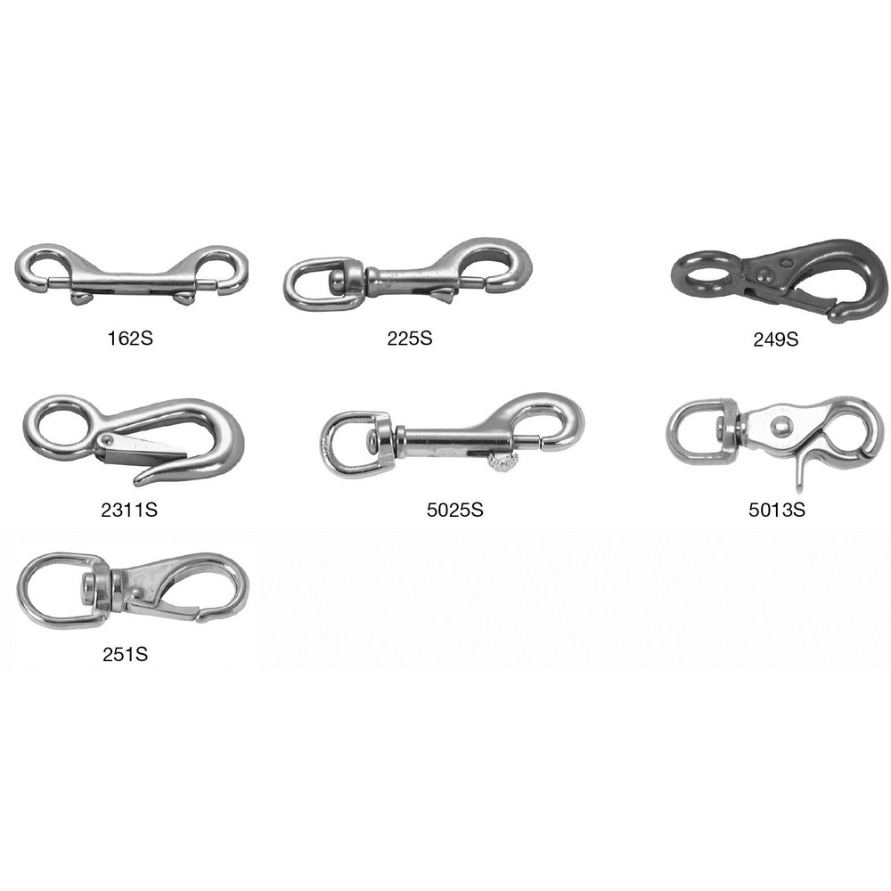 Campbell - Snaps; Snap Type: Bolt Snap; Latch Type: Slide Bolt | MSC Direct