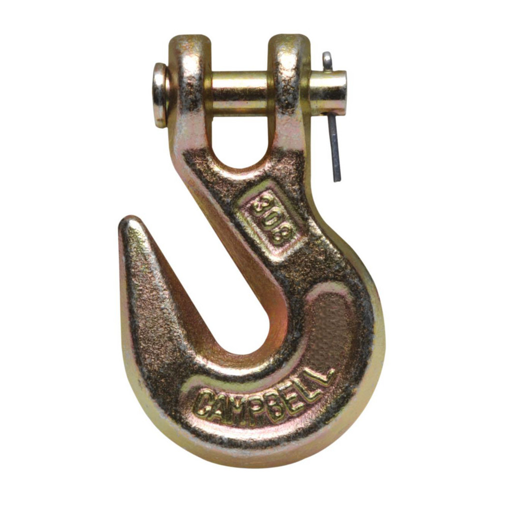 Campbell - Clevis Hooks: 70, 6600 lb, Steel, .375 in | MSC Direct