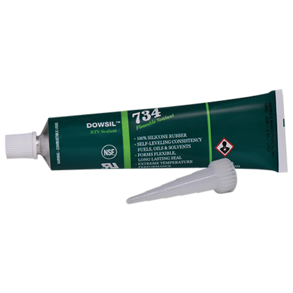 DOWSIL - DOWSIL™ 734 Flowable Adhesive Sealant, 90 mL, Clear | MSC Direct