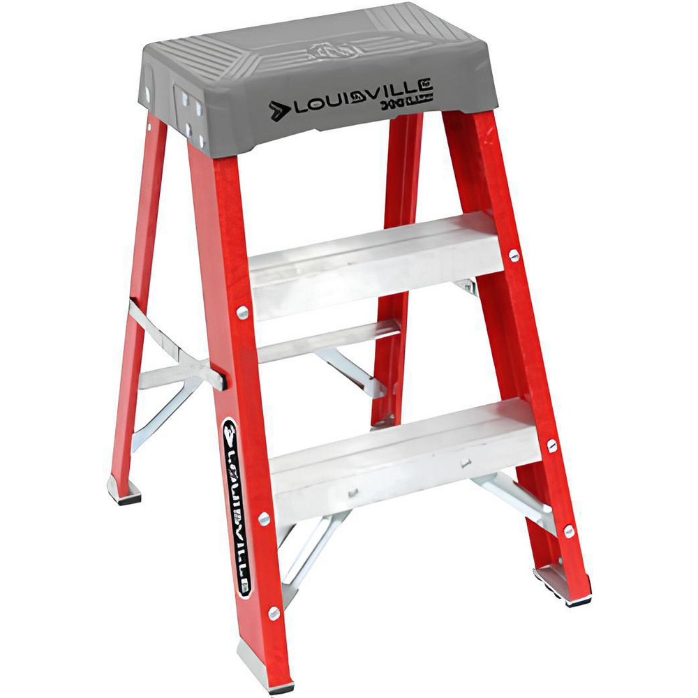 Louisville - 11 Step Fiberglass Foldable Step Ladder: Type IA 300 lb ...