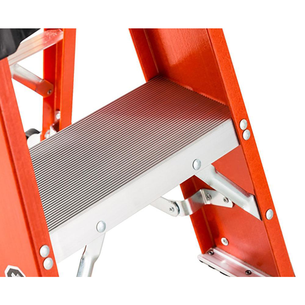 Louisville - 3 Step Fiberglass Step Ladder: Type IA 375 lb Capacity ...