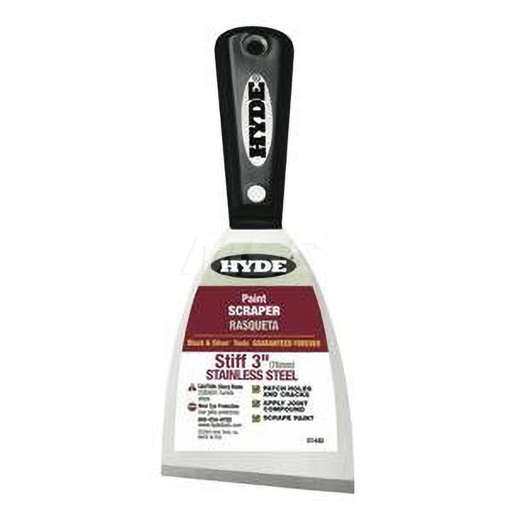 Hyde Tools - Stiff Stainless Steel 1-Edge Scraper - 00237065 - MSC ...