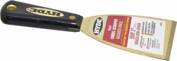 Hyde Tools - Stiff Brass Chisel Scraper | MSC Direct