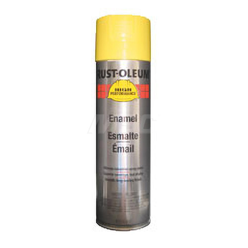 Rust-Oleum - Safety Yellow, 15 oz Net Fill, Gloss, Enamel Spray Paint ...