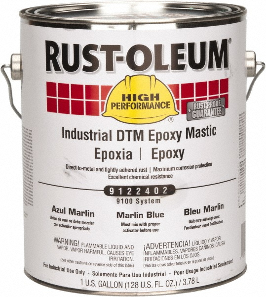 1 Gal Gloss Marlin Blue Epoxy Mastic 00243469 - MSC