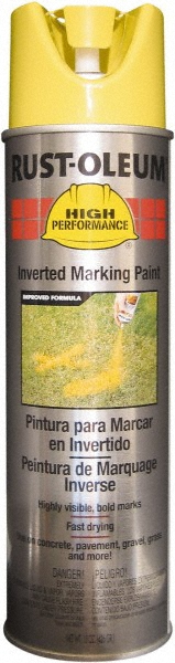 Rust-Oleum - 15 fl oz Yellow Marking Paint - 00247510 - MSC Industrial Supply
