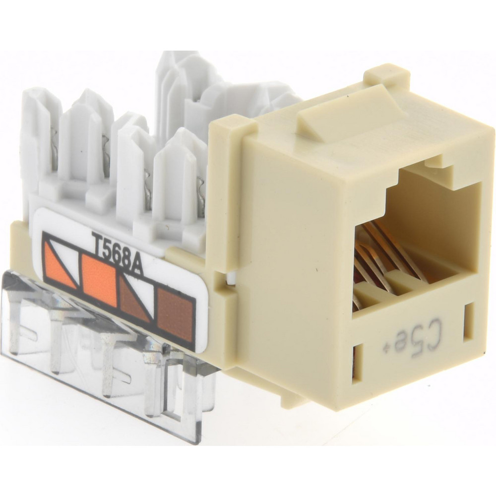 Hubbell - 8 Position, Cat5e Modular Jack | MSC Direct