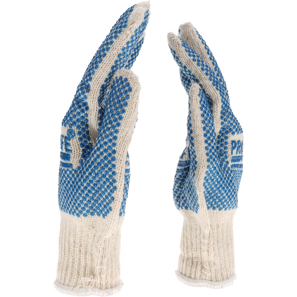 PRO-SAFE - Work Gloves: Size Large, PVC-Coated, Cotton Blend, General ...