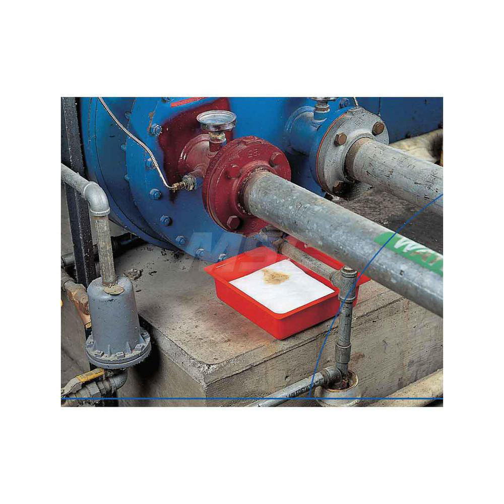 Brady SPC Sorbents - 24 Pack 3 Qt Plastic Drip Pan | MSC Direct