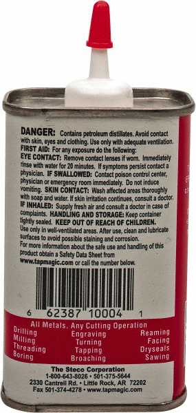 Tap Magic - Tap Magic EP-Xtra 4 oz Can Cutting & Tapping Fluid ...