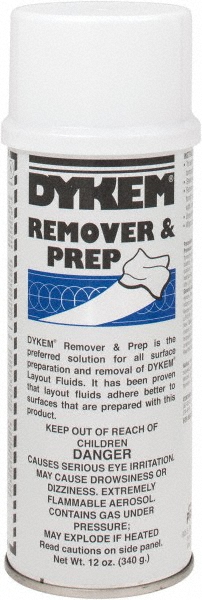 Dykem - Layout Fluid Remover: 16 oz Aerosol Can | MSC Direct
