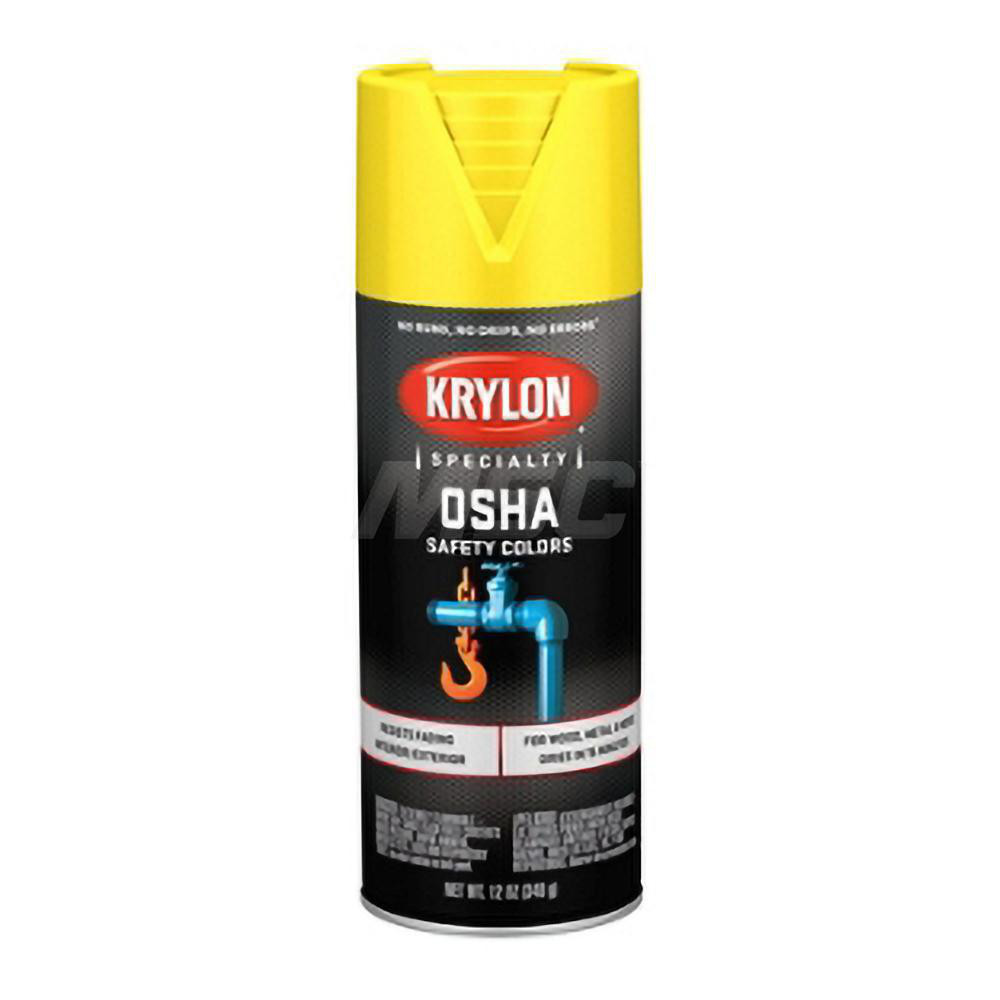 Krylon - 12 fl oz Yellow Marking Paint | MSC Direct