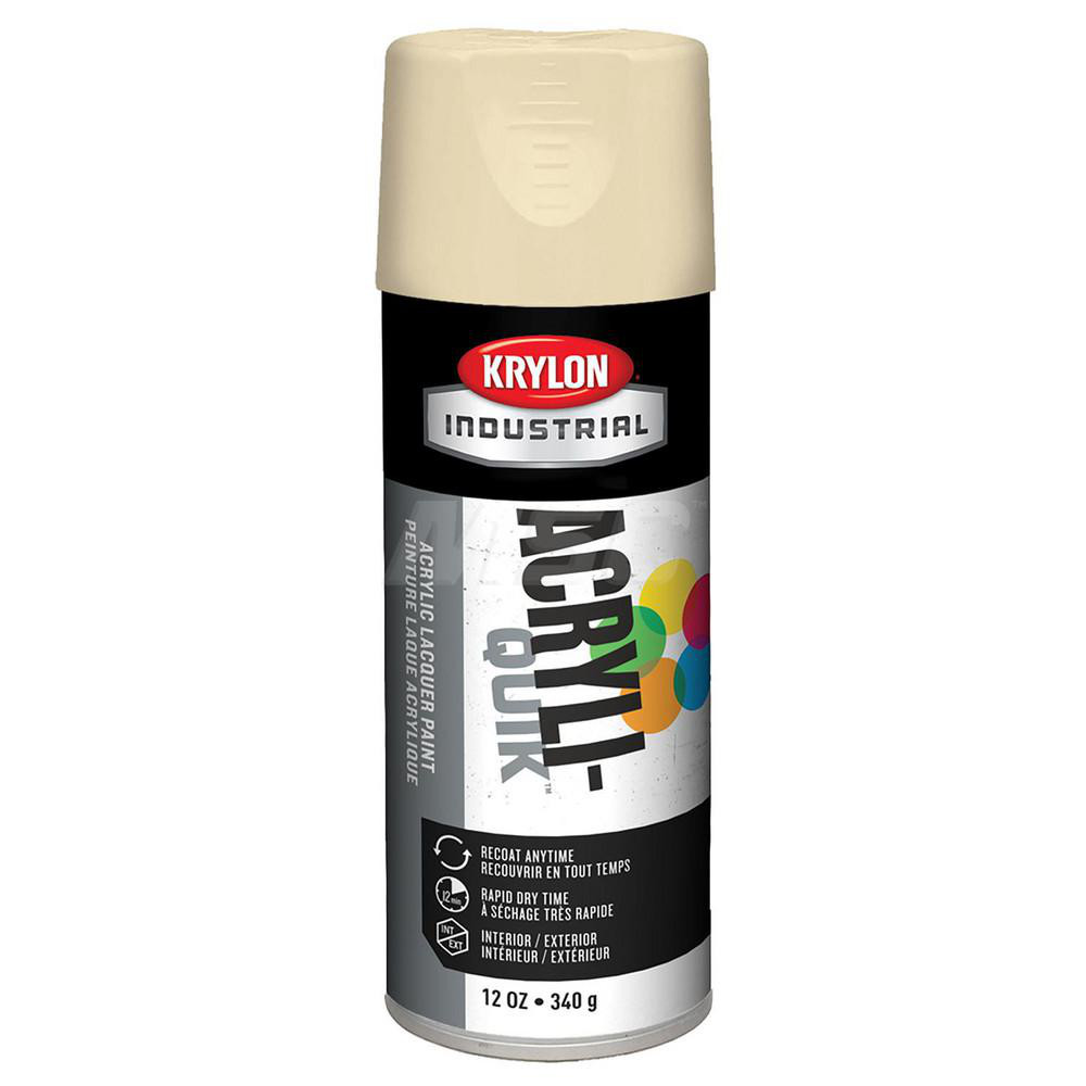 Krylon - Lacquer Spray Paint: Almond, Gloss, 16 oz | MSC Direct