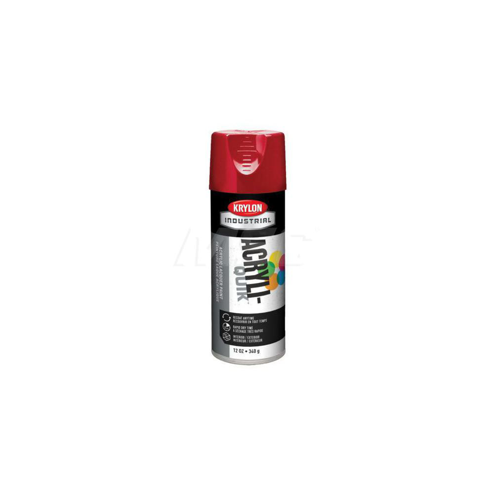 Krylon - Lacquer Spray Paint: Banner Red, High Gloss, 16 oz | MSC Direct