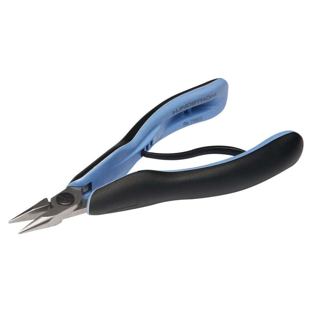 Lindstrom Tool - Chain Nose Plier: 6-1/8" OAL, 1-1/8" Jaw Length, 11/32 ...