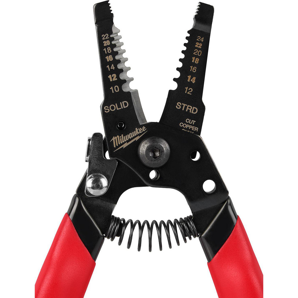 Milwaukee Tool - Wire & Cable Strippers: Maximum Capacity: 24 AWG; Type ...