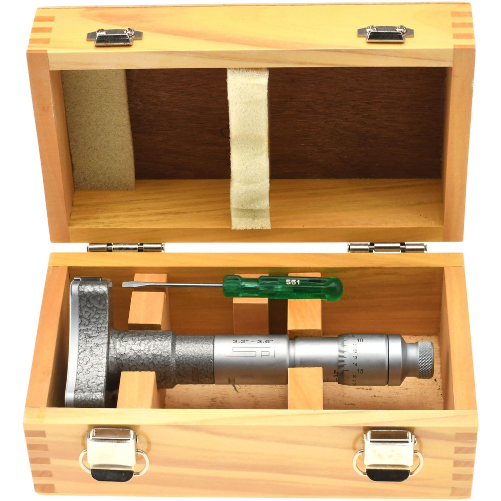 SPI - Mechanical Hole Micrometer: 3.2000 to 3.6000" Range | MSC Direct