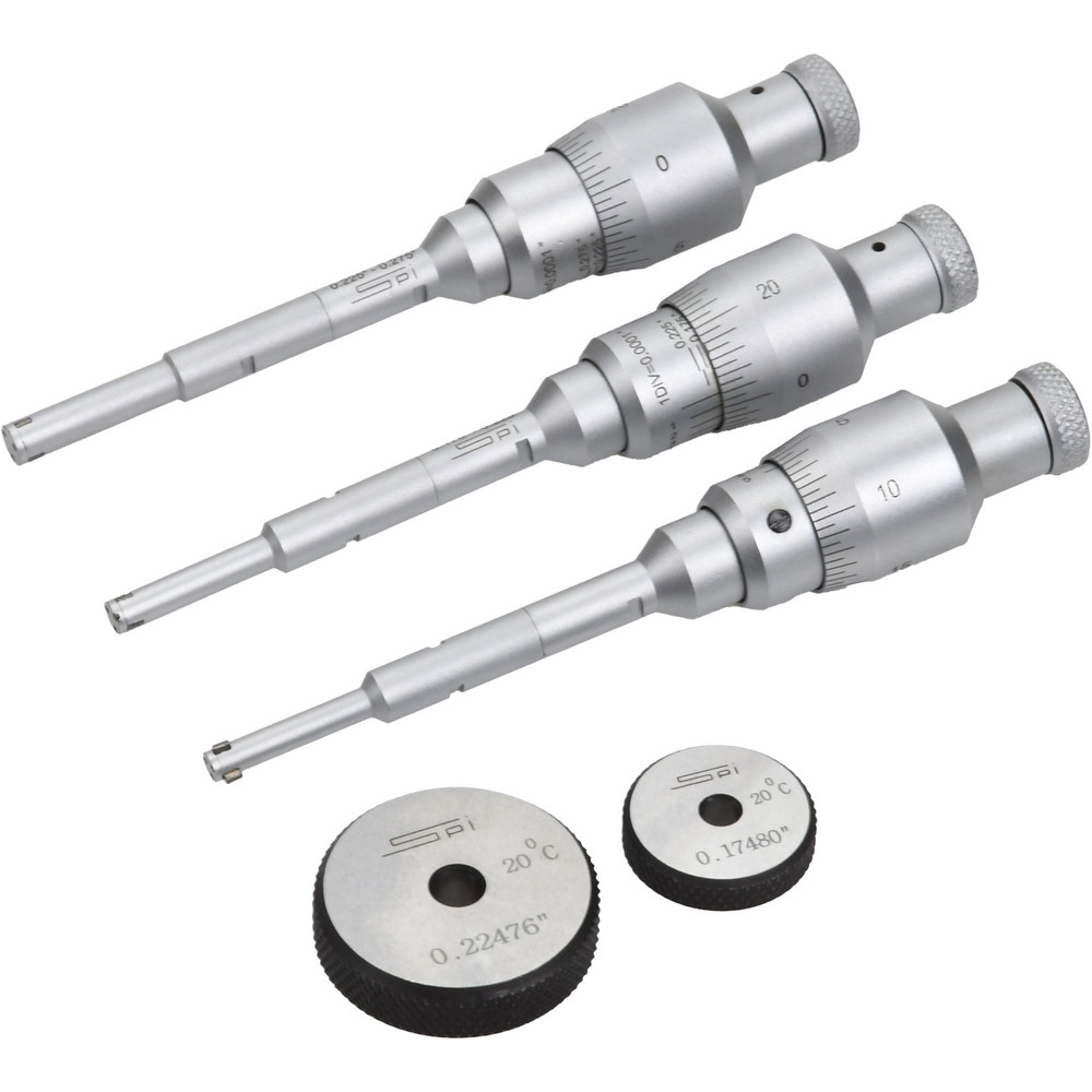 SPI - Mechanical Inside Micrometer Set: 0.1500 to 0.2750" Range | MSC ...