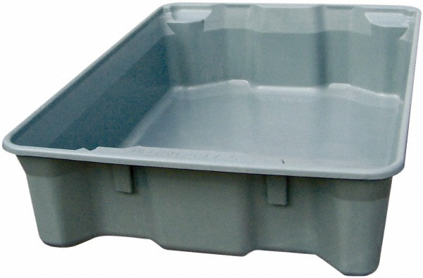 MFG Tray - 500 Lb Load Capacity Gray Fiberglass Tote Container ...