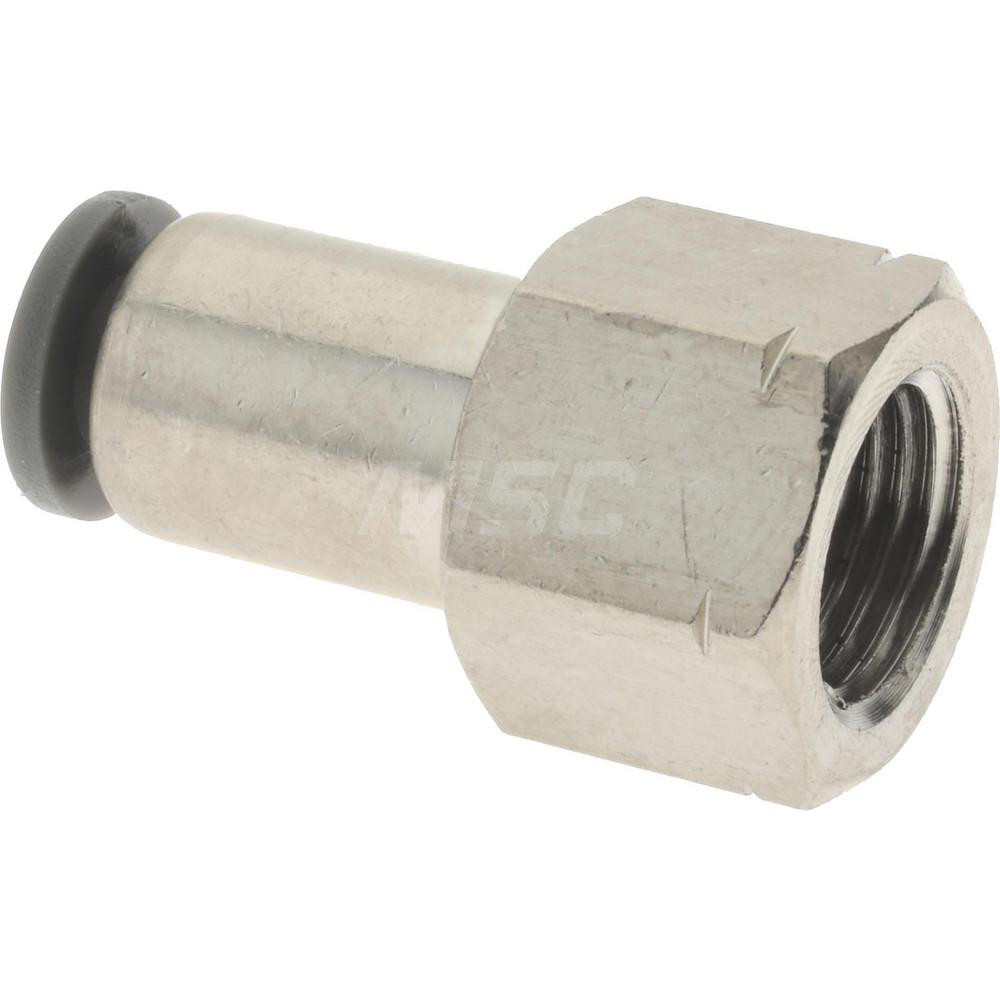 Norgren - Push-to-Connect Tube x FNPT x Tube x Female Fitting: Straight ...