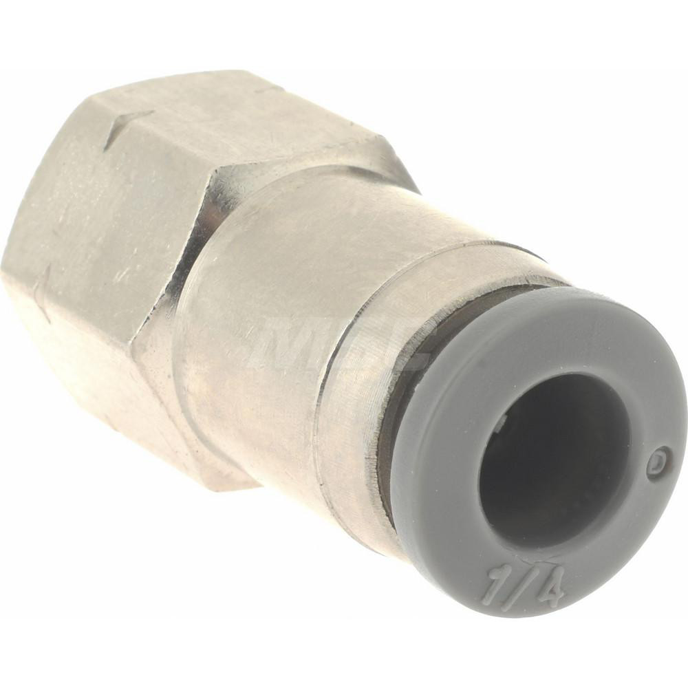 Norgren - Push-to-Connect Tube x FNPT x Tube x Female Fitting: Straight ...