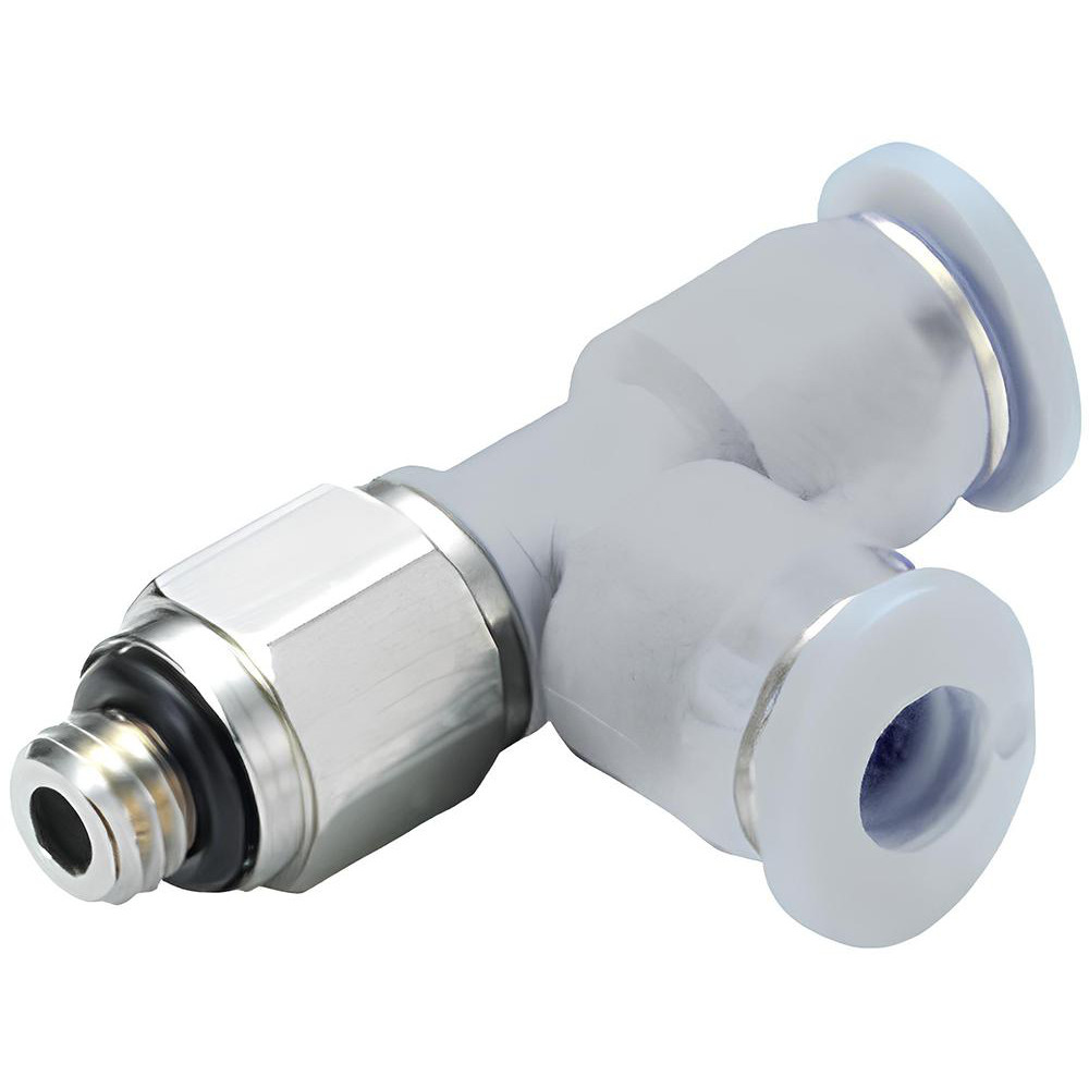 Norgren - Push-to-Connect Tube x MNPT x Tube x Male Fitting: Tee, NPTF ...