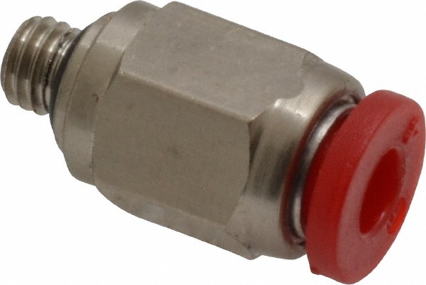 Norgren - 4mm Tube OD, M5 Metric Brass Push-to-Connect Tube Union ...