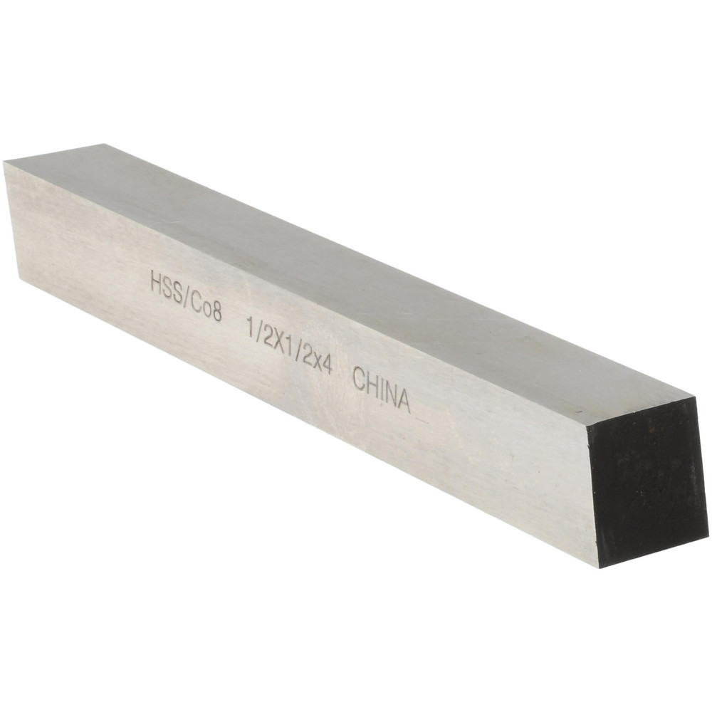 Value Collection - Tool Bit Blank: 1/2" Wide, 1/2" High, 4" Long, M42 ...