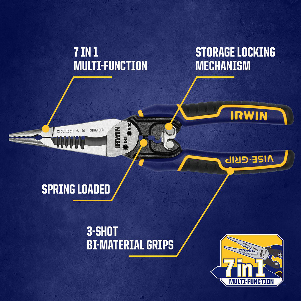Irwin - Wire & Cable Strippers: Maximum Capacity: 1; Type: Wire ...