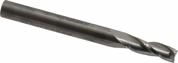 RobbJack - 7/32", 5/8" LOC, 1/4" Shank Diam, 2-1/2" OAL, 3 Flute, Solid ...