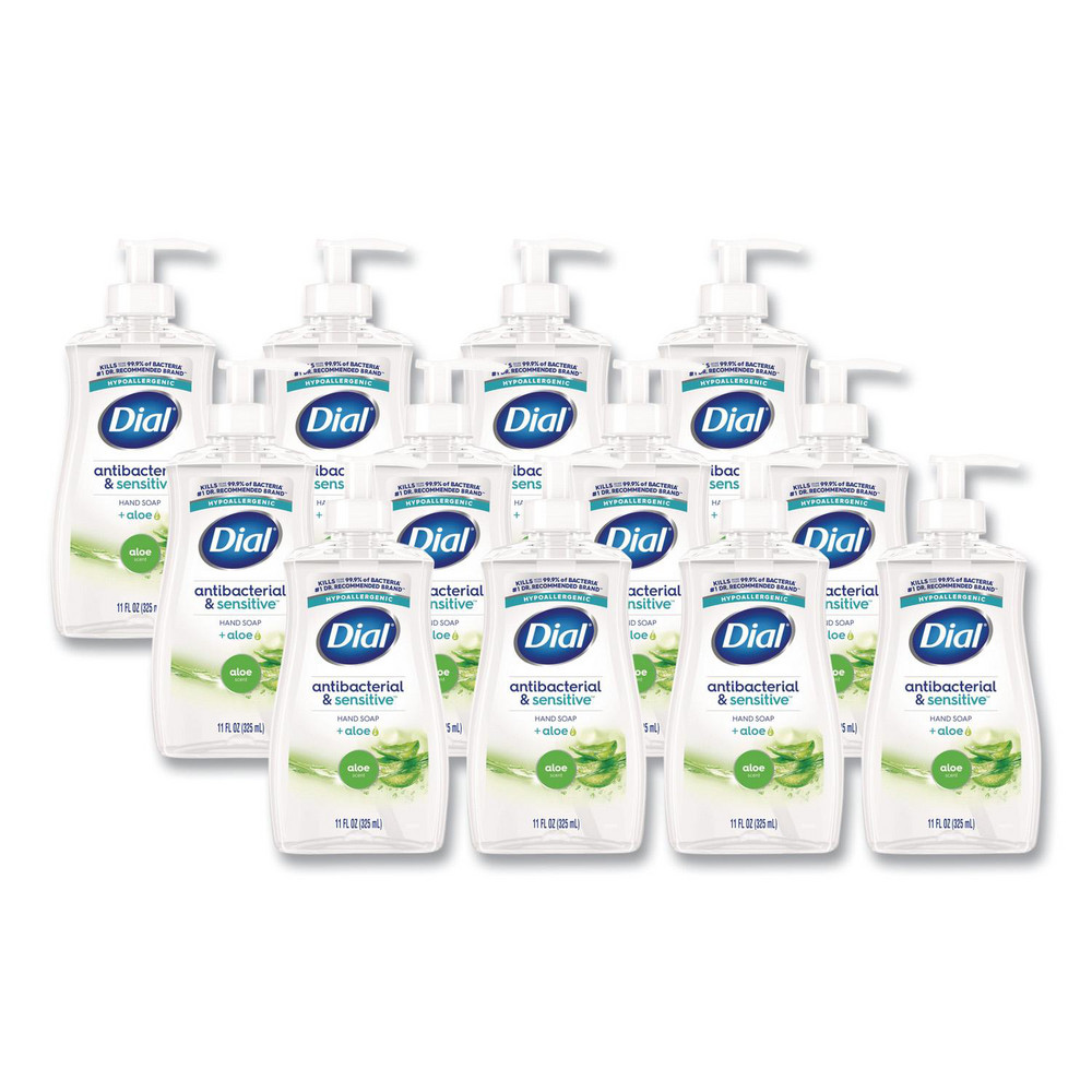 Dial - Antibacterial Liquid Hand Soap, Aloe Scent, 11 oz, 12/Carton ...