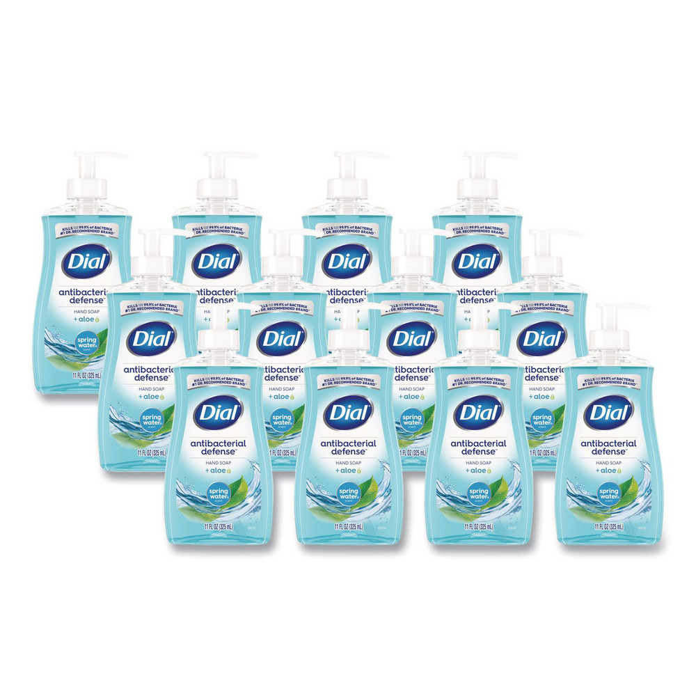 Dial - Antibacterial Liquid Hand Soap, Spring Water Scent, 11 oz, 12 ...