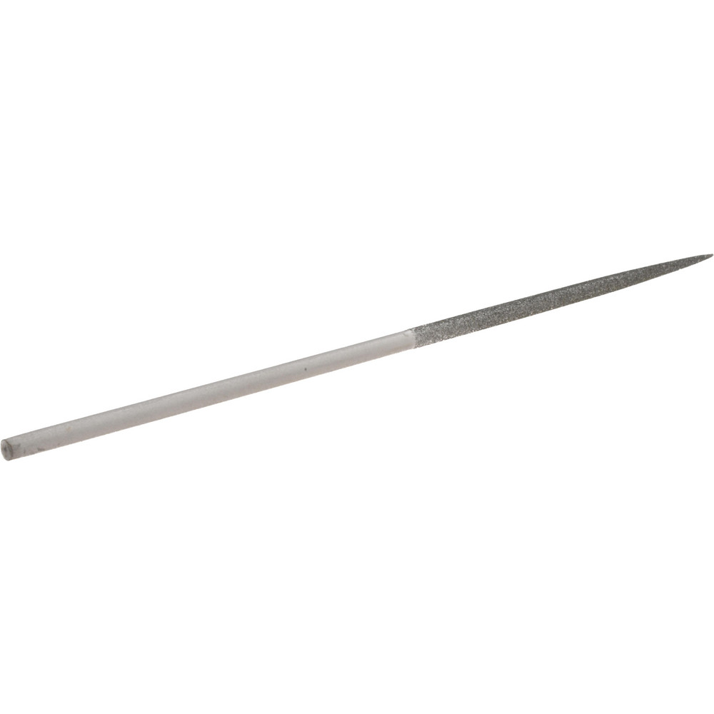 Value Collection - Round Needle Diamond File: 5-1/2" OAL, Fine Grade ...
