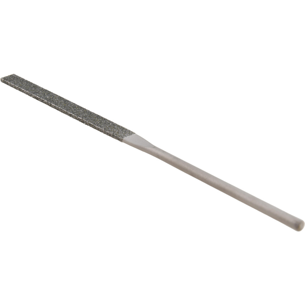 Value Collection - Three Square Needle Diamond File: 5-1/2" OAL, Medium ...