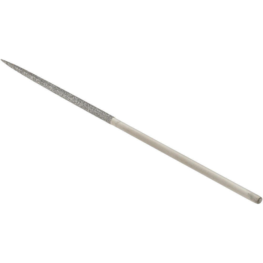 Value Collection - Round Needle Diamond File: 5-1/2" OAL, Coarse Grade ...